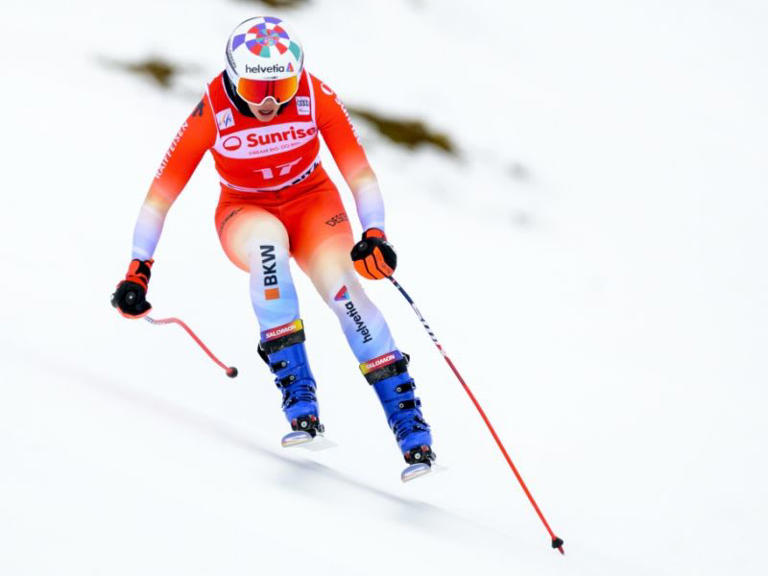 Michelle Gisin: Schwerer Sturz im Training - Schweizer Ski-Star muss ...
