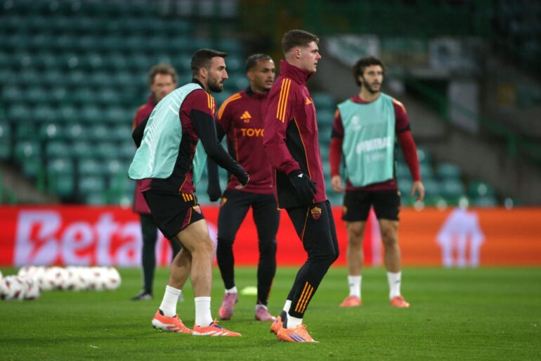 Trigoria, Gasp ritrova Ferguson. Ancora a parte El Shaarawy e Baldanzi