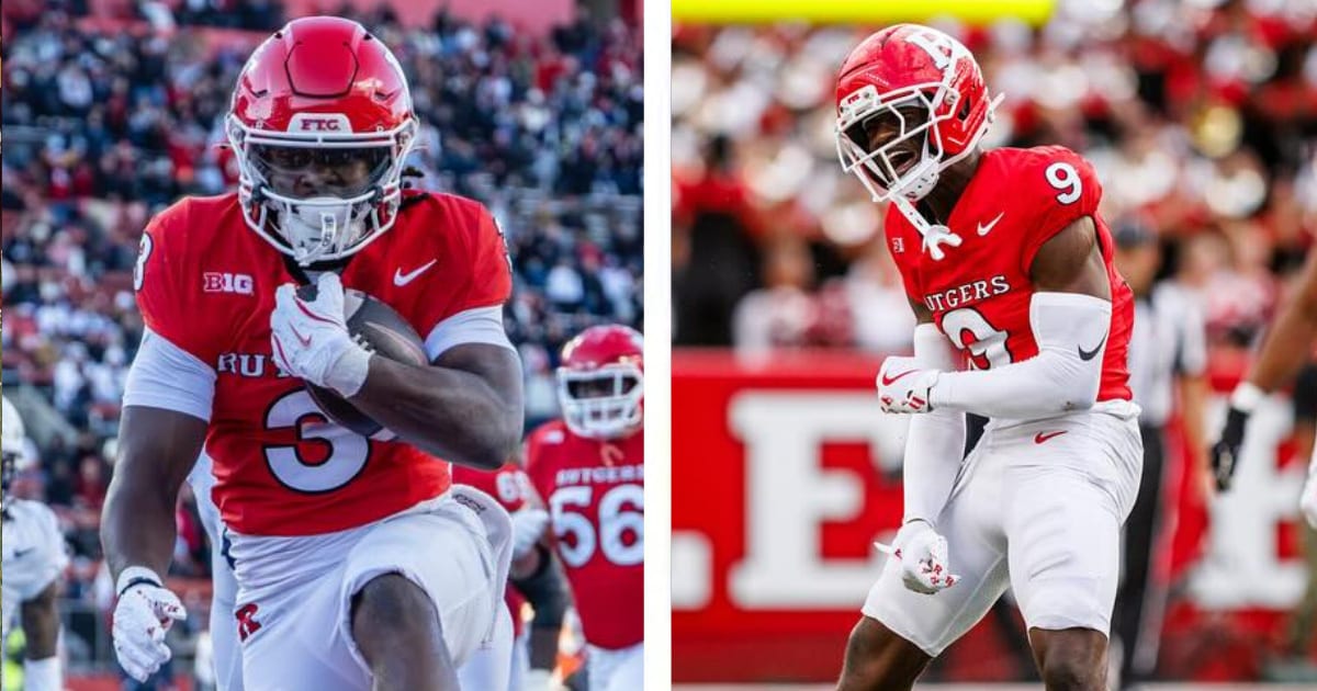 Rutgers RB Antwan Raymond, DB Jett Elad named 2025 Cornish Trophy finalists