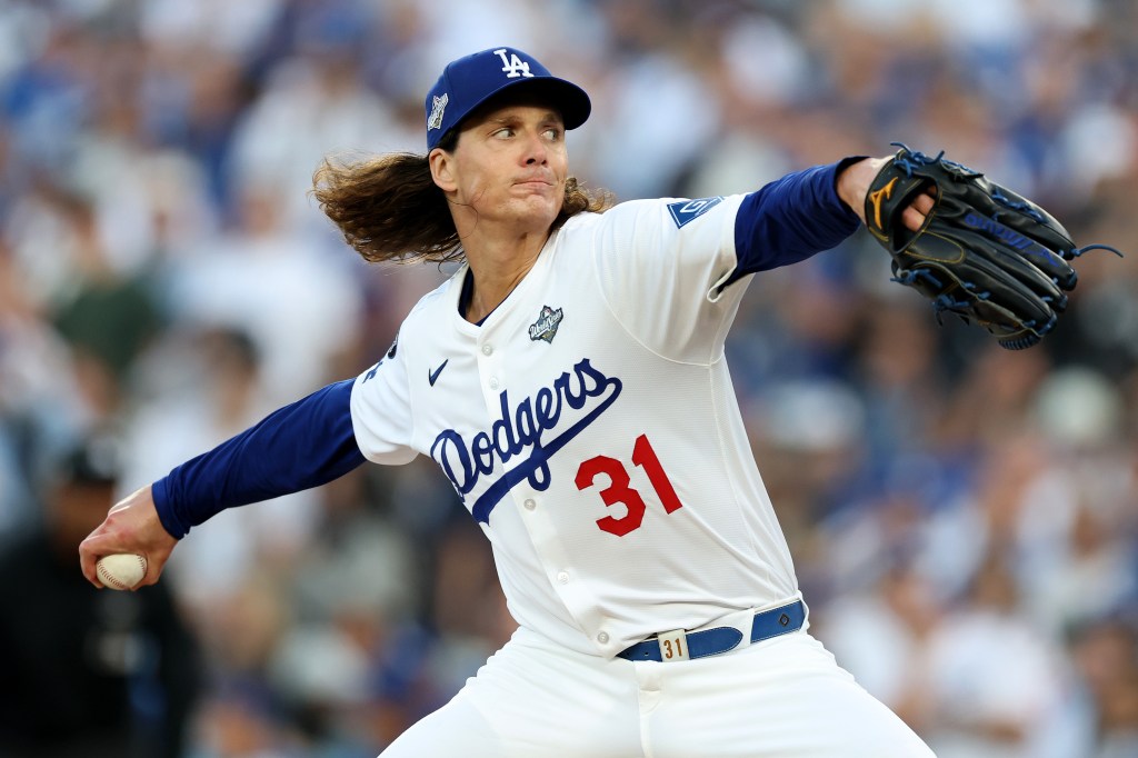 Dodgers’ Tyler Glasnow marries fiancée — after romance started with ...