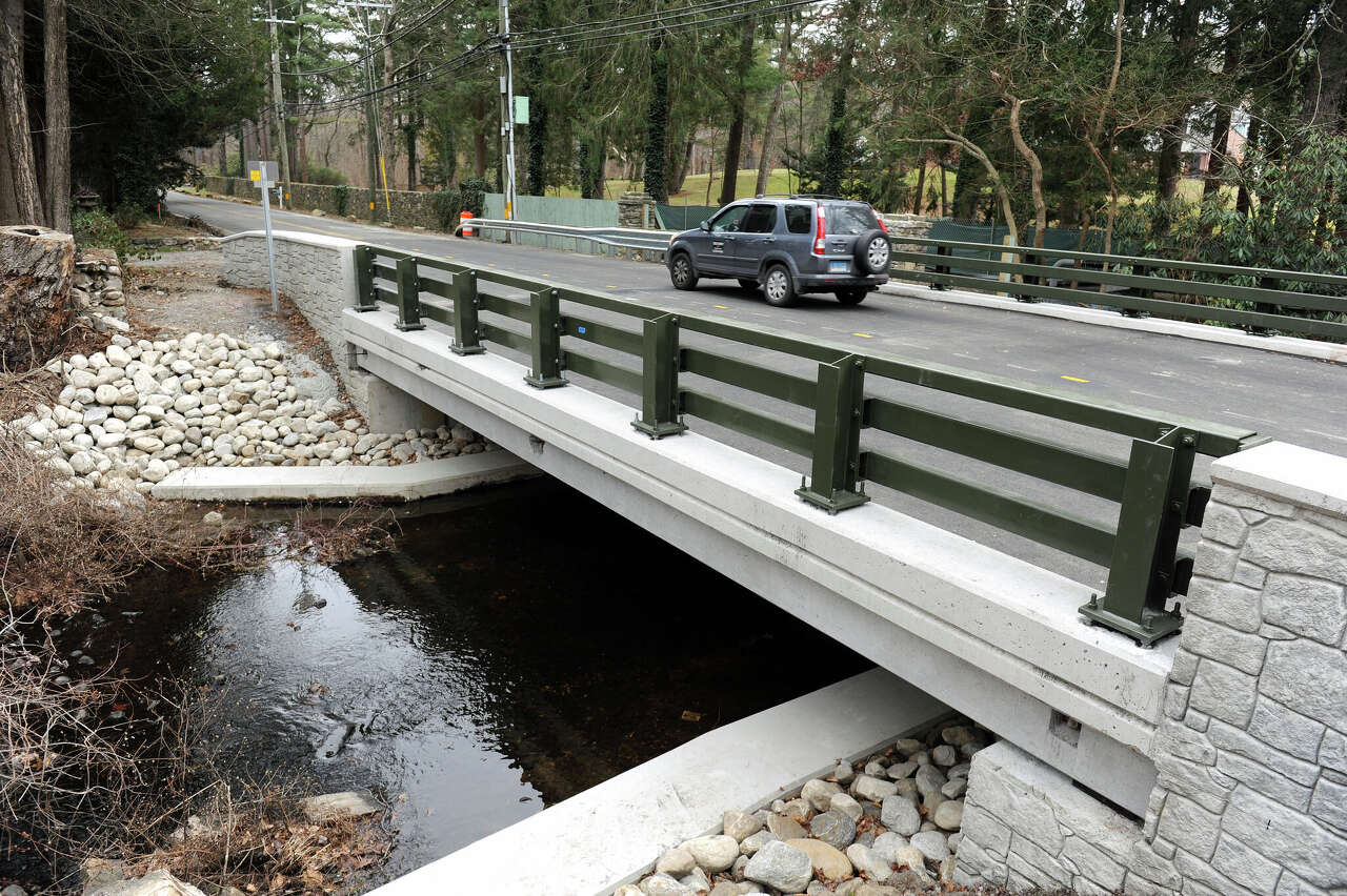 The bridge at Stamford's Wire Mill Road is complete, officials said