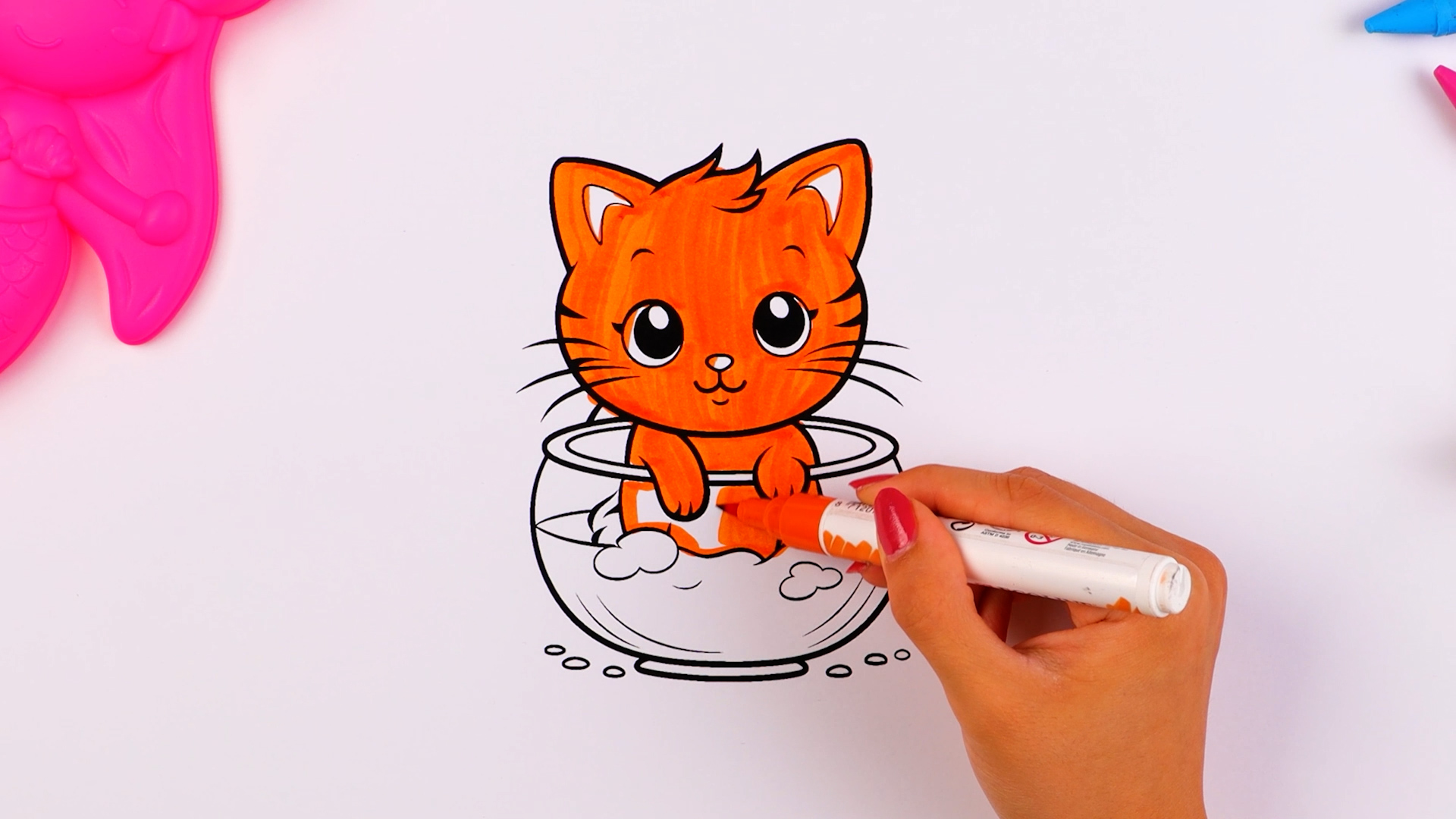 Fun picture drawing & coloring for kids