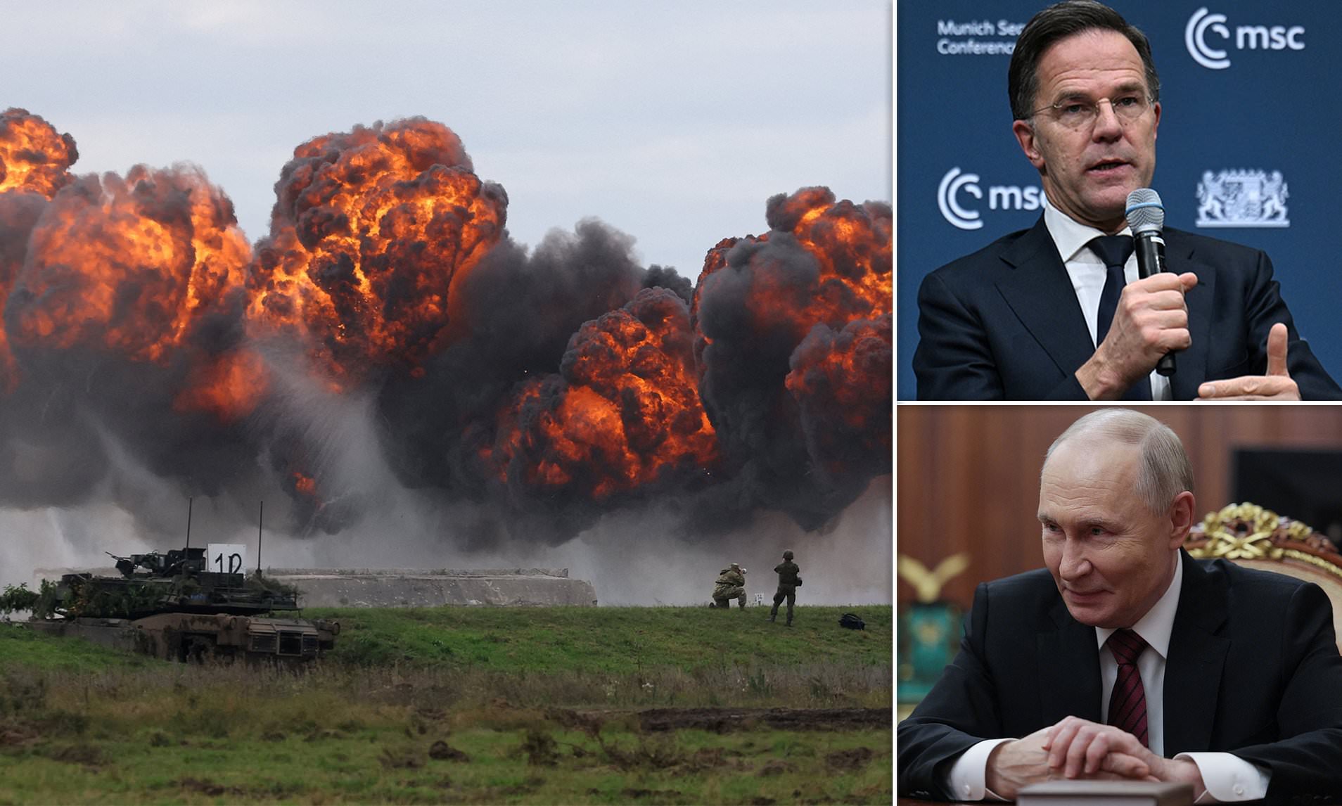 NATO chief warns war with Russia 'is at our door' and tells Europe to ...