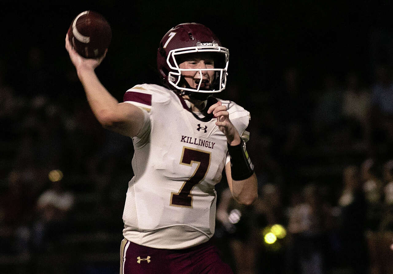 Killingly's third-year quarterback Quinn Sumner does not need to throw ...