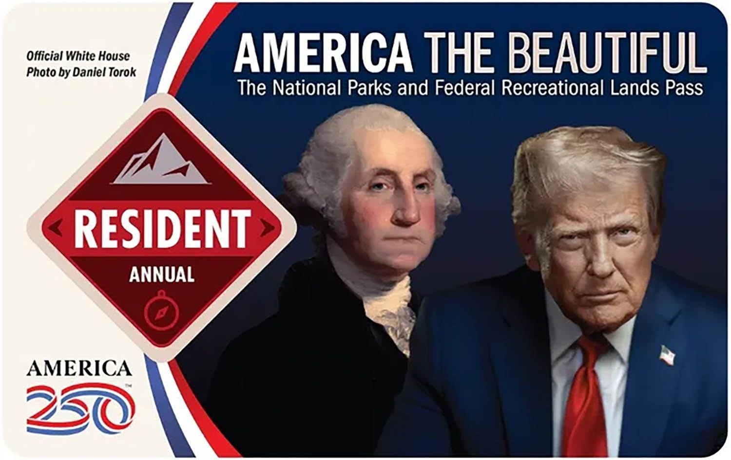 National park passes to feature Trump's face. Nature group sues.