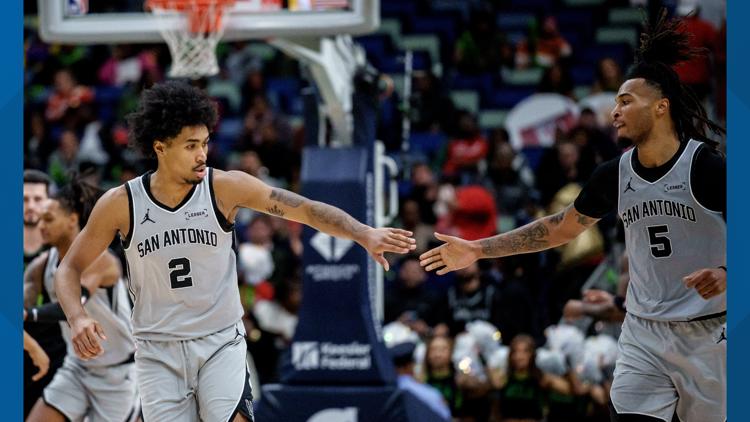 Spurs' Stephon Castle, Dylan Harper drafted to Team Carmelo in 2026 NBA ...