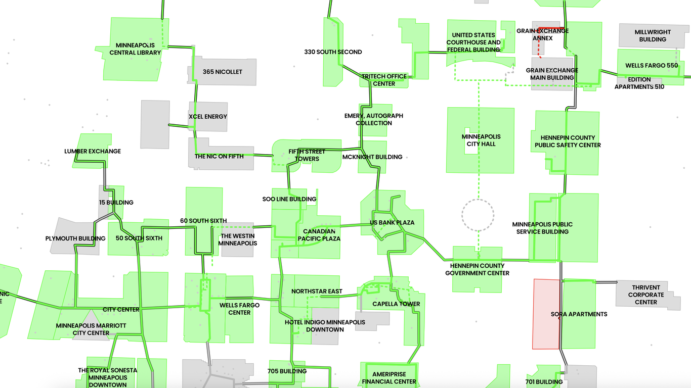 New Minneapolis skyway map is interactive, user-powered