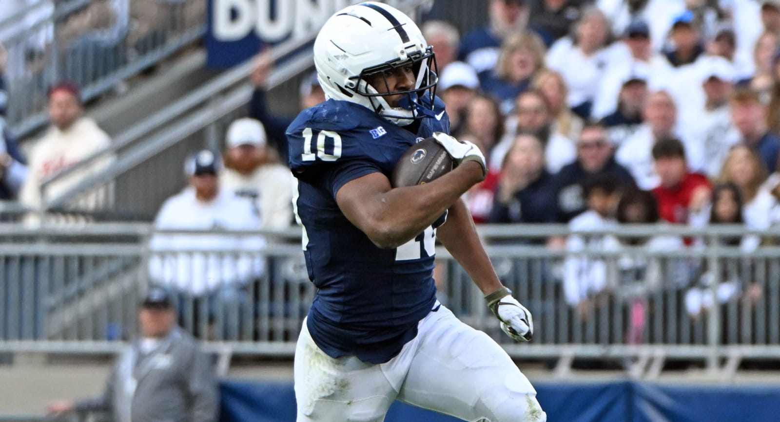 Penn State running back Nick Singleton will not play in the Pinstripe Bowl