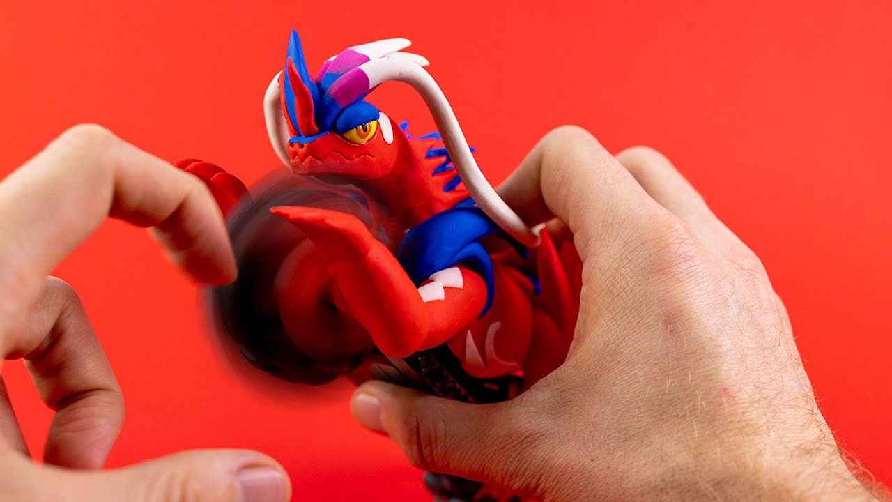 Transforming Koraidon with a pull-back motor