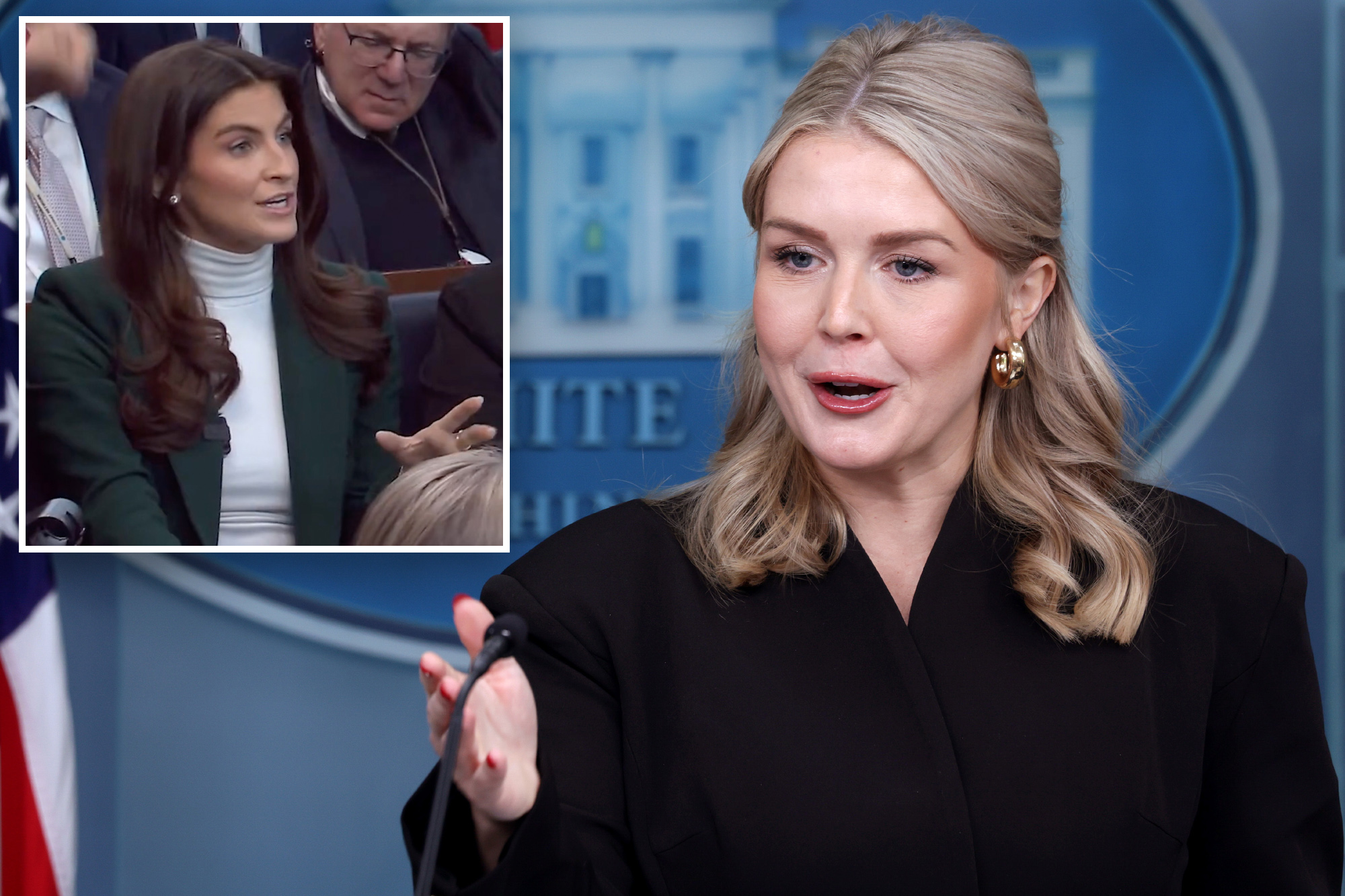 Karoline Leavitt rips CNN’s Kaitlan Collins over Biden-era coverage ...