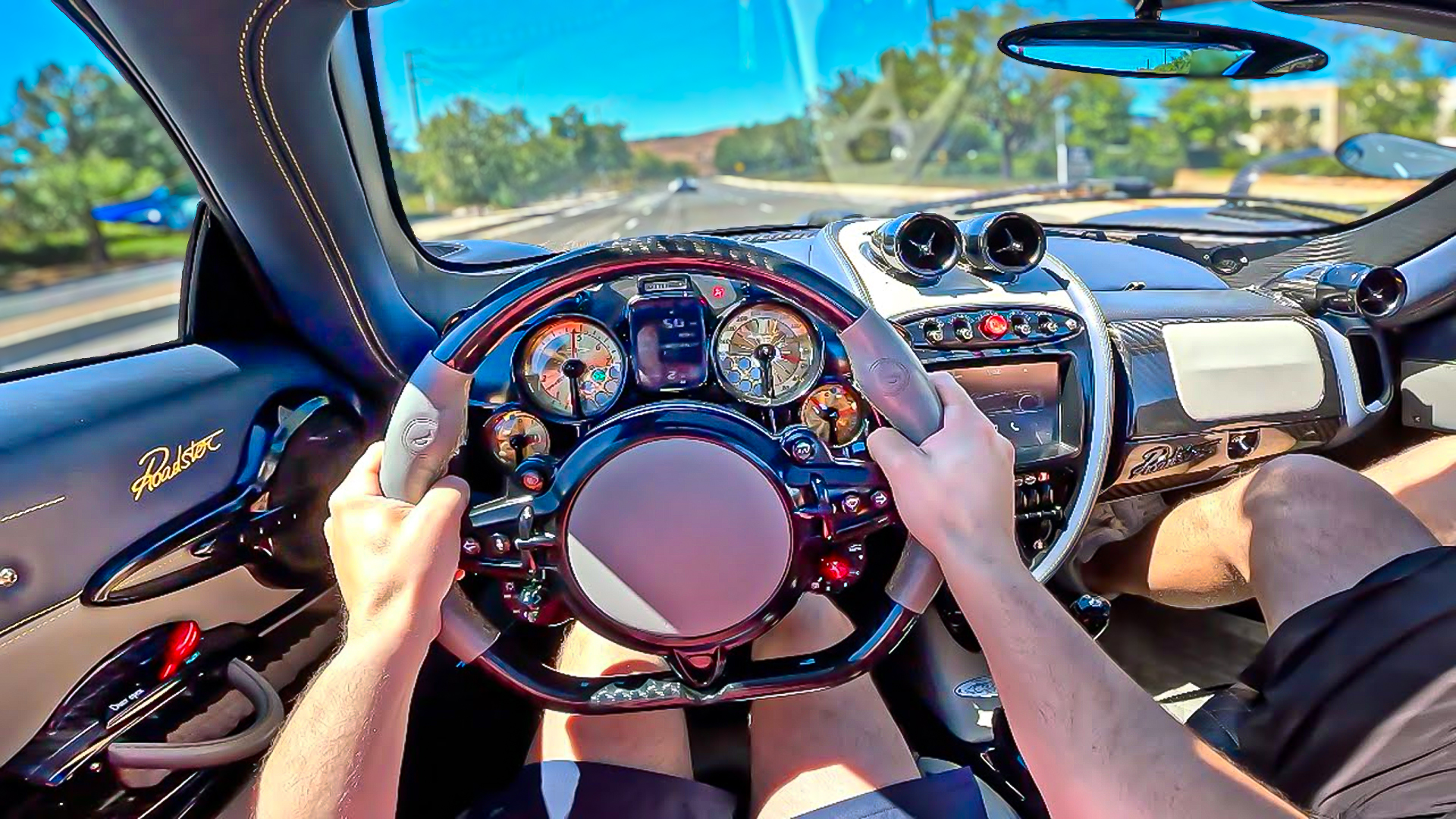 What it's like to drive a Pagani Huayra Roadster