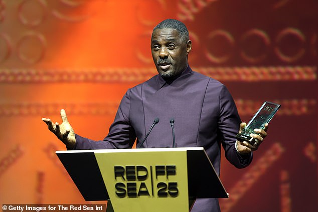 Sabrina Elba attends Avatar premiere in London as husband Idris pays ...