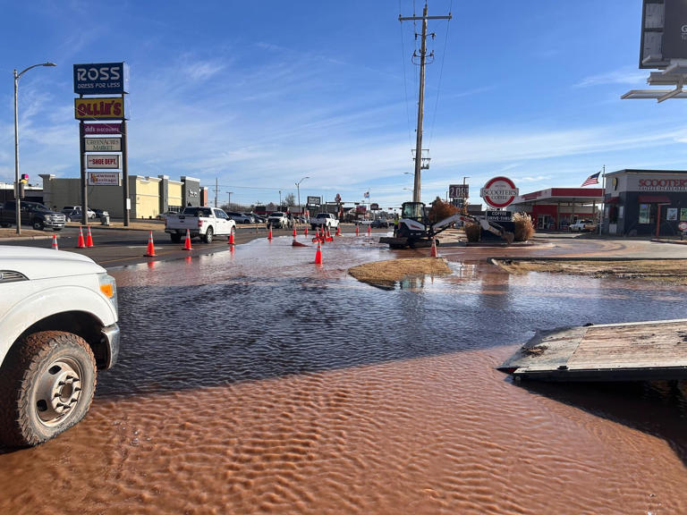 Emergency repairs underway for water main near Gore Boulevard and ...