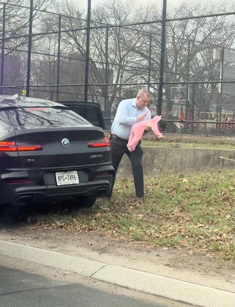 Hero NYPD cop saves choking baby on side of highway in rush-hour ...
