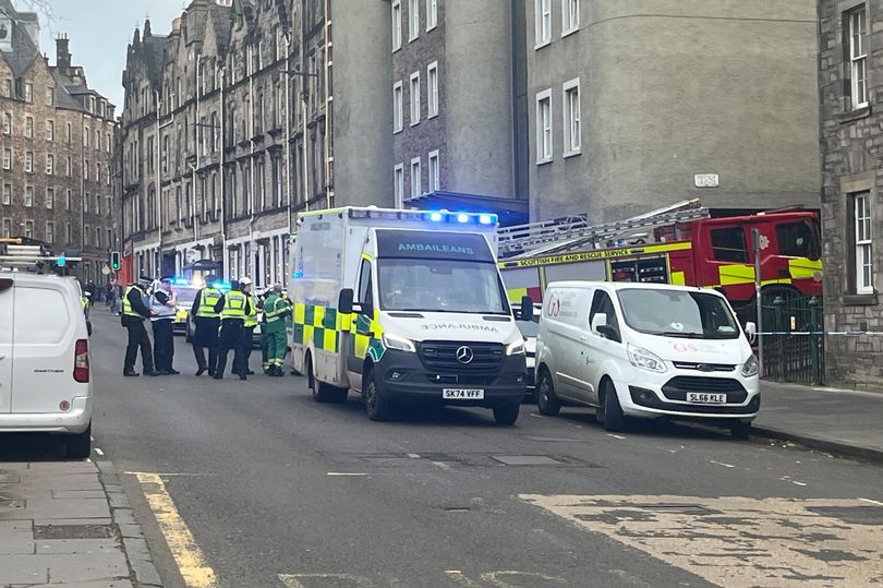 Edinburgh firefighter among two hospitalised as blaze rips through ...