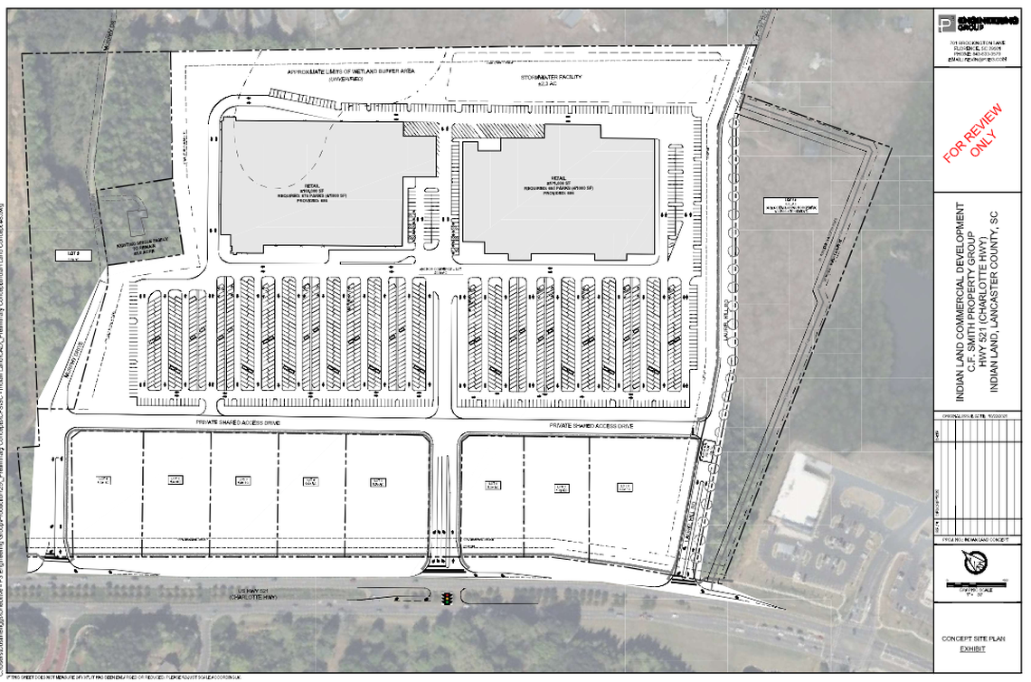 Plans for latest Indian Land shopping center put it among the biggest here