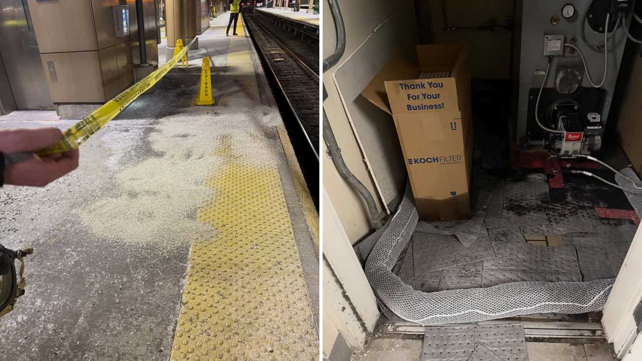 Fuel oil spills on tracks, platform at Metro-North station in Westchester