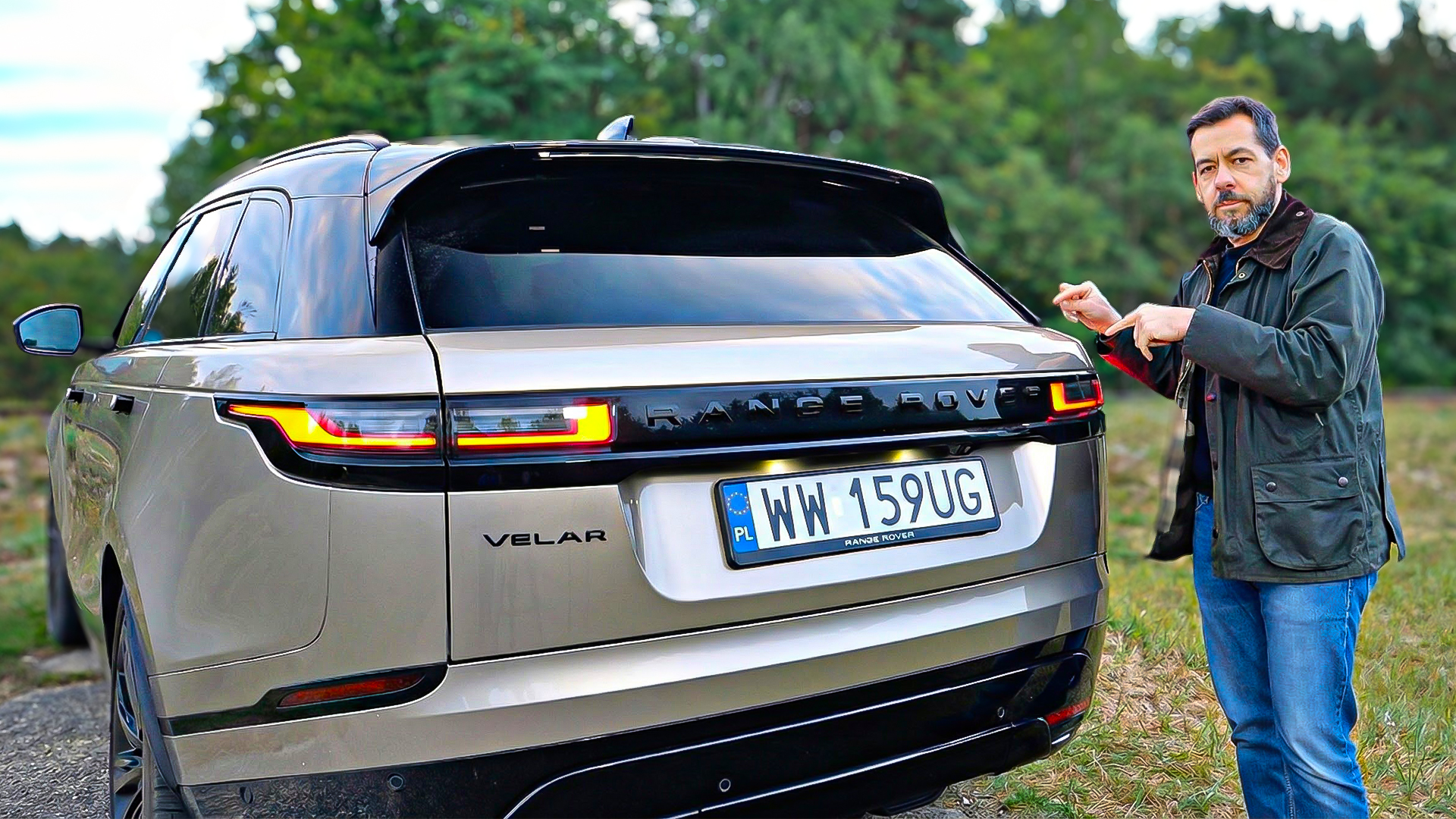The new Range Rover Velar on the road