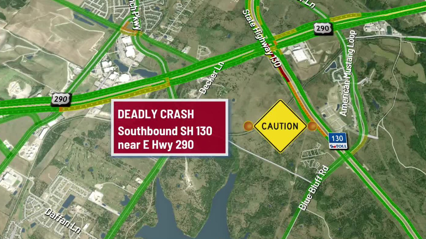 Traffic alert: 1 dead in fiery, single-vehicle crash on SH 130