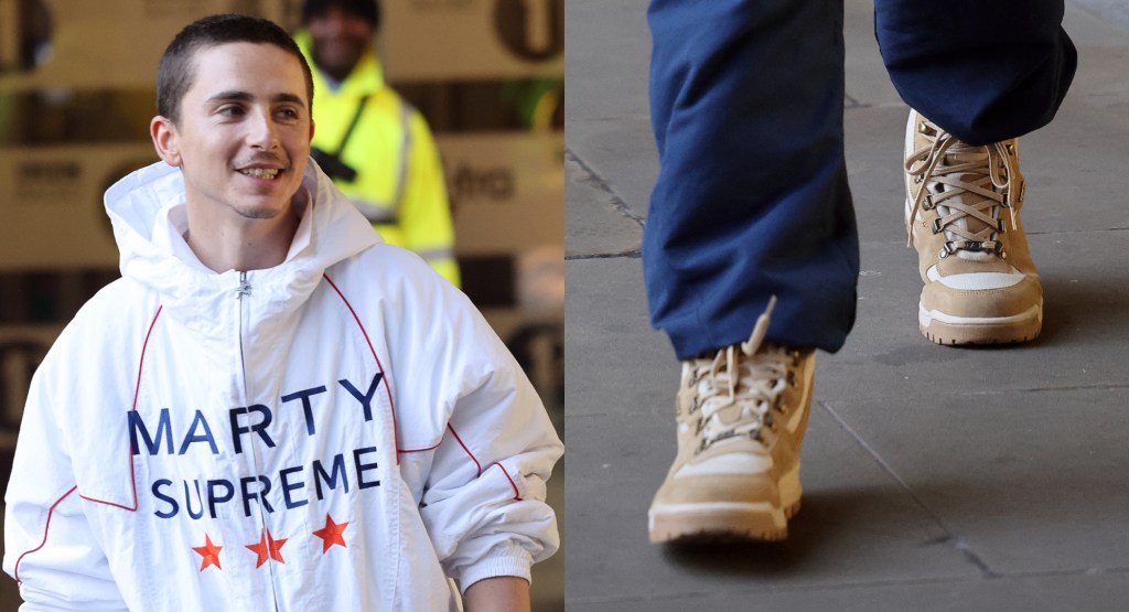 Timothée Chalamet shows off his vintage taste in Reebok G-Unit boots ...