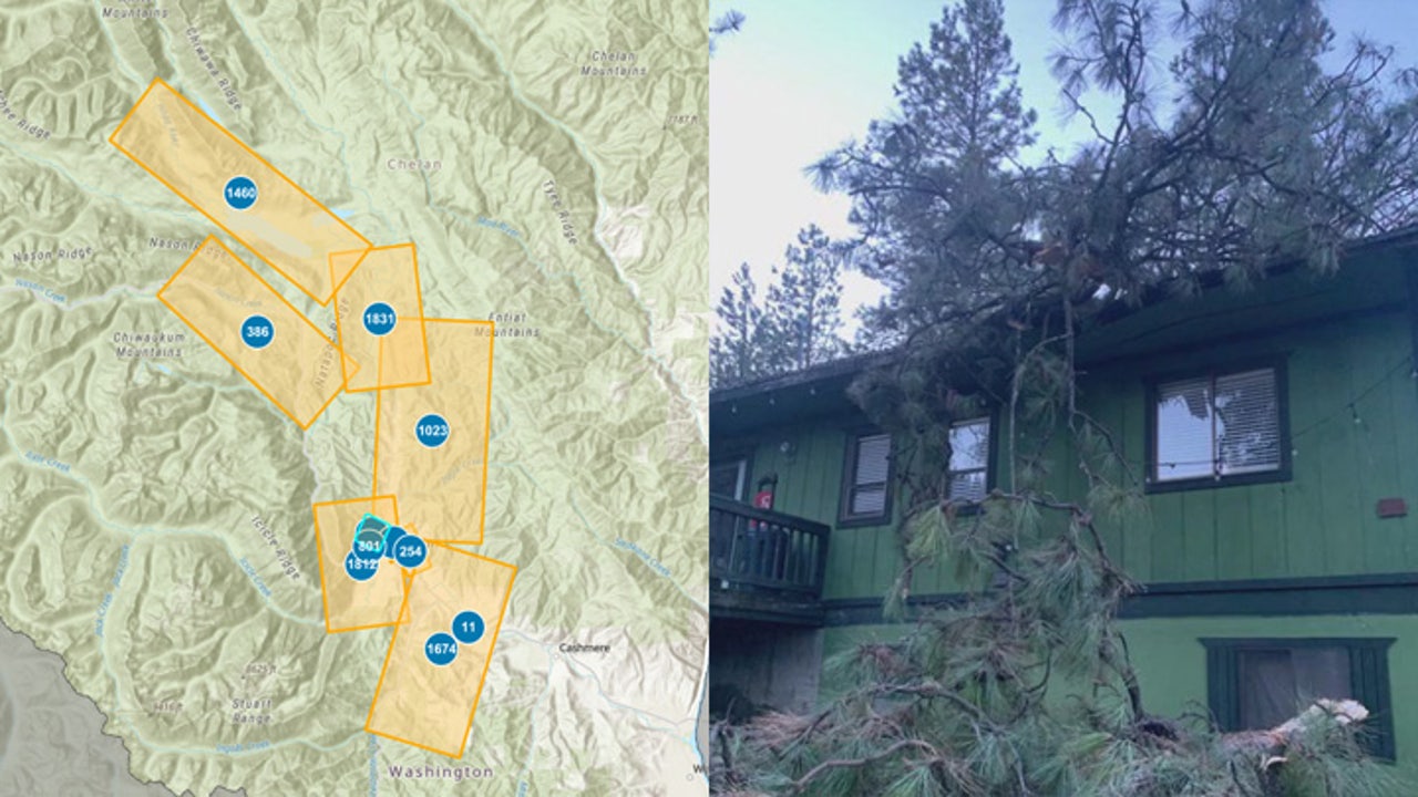 Leavenworth in the dark as Chelan County, WA reports 4,000 power outages