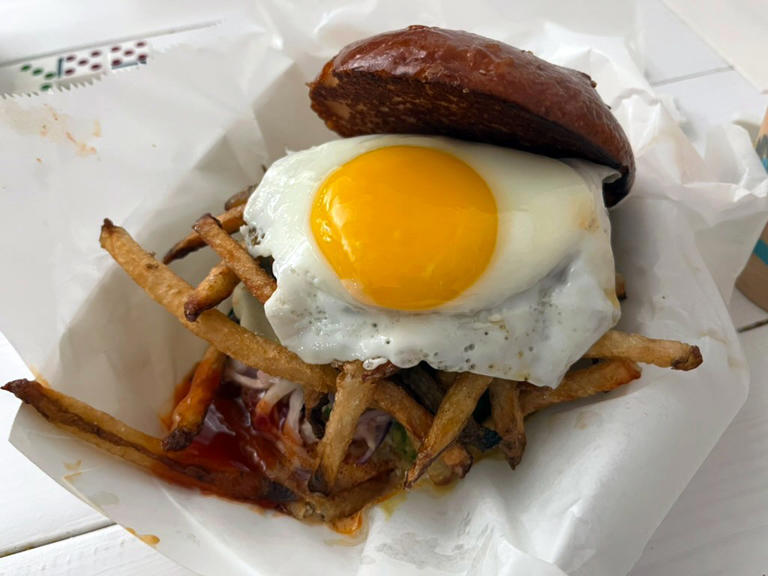 Lose yourself in Williamsburg’s French fry-loaded burger