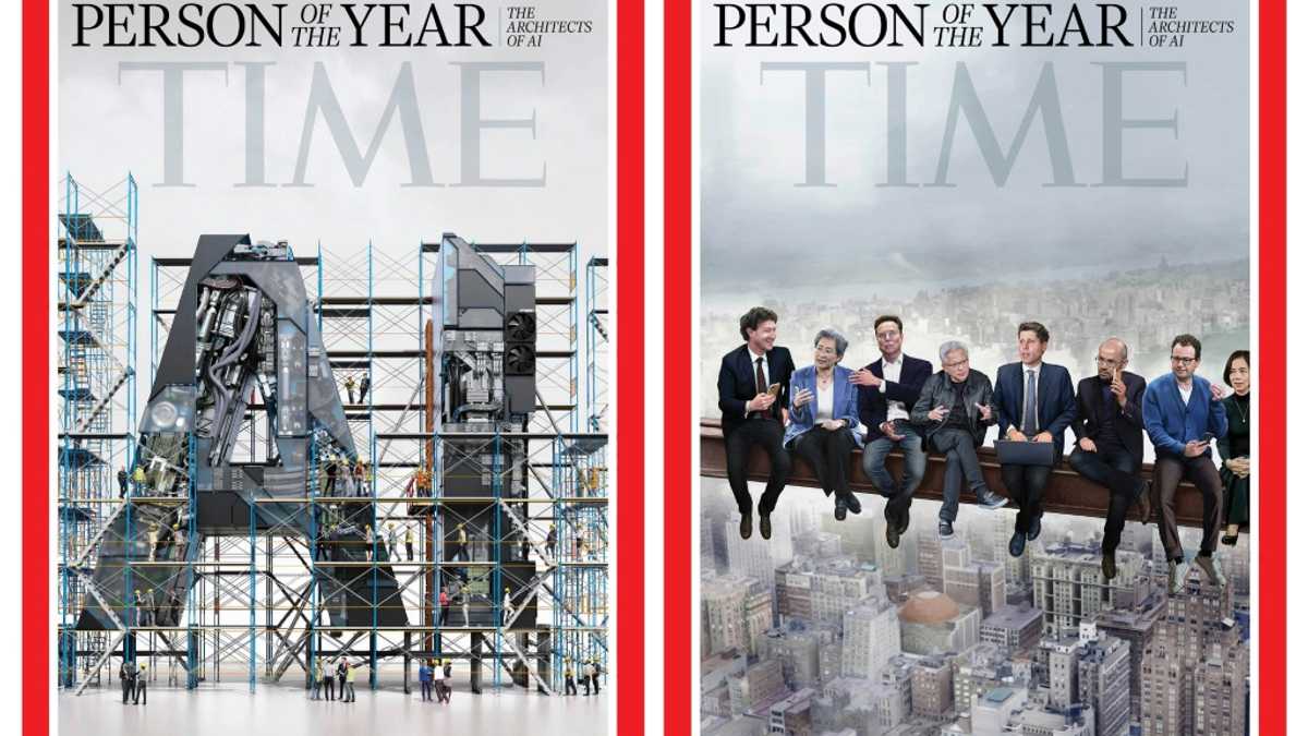 Time magazine names 'Architects of AI' as person of the year