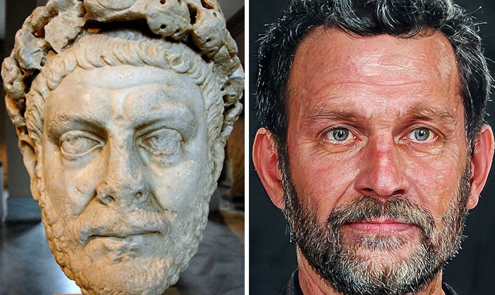 Artist shows how Roman emperors looked in real life by using facial ...