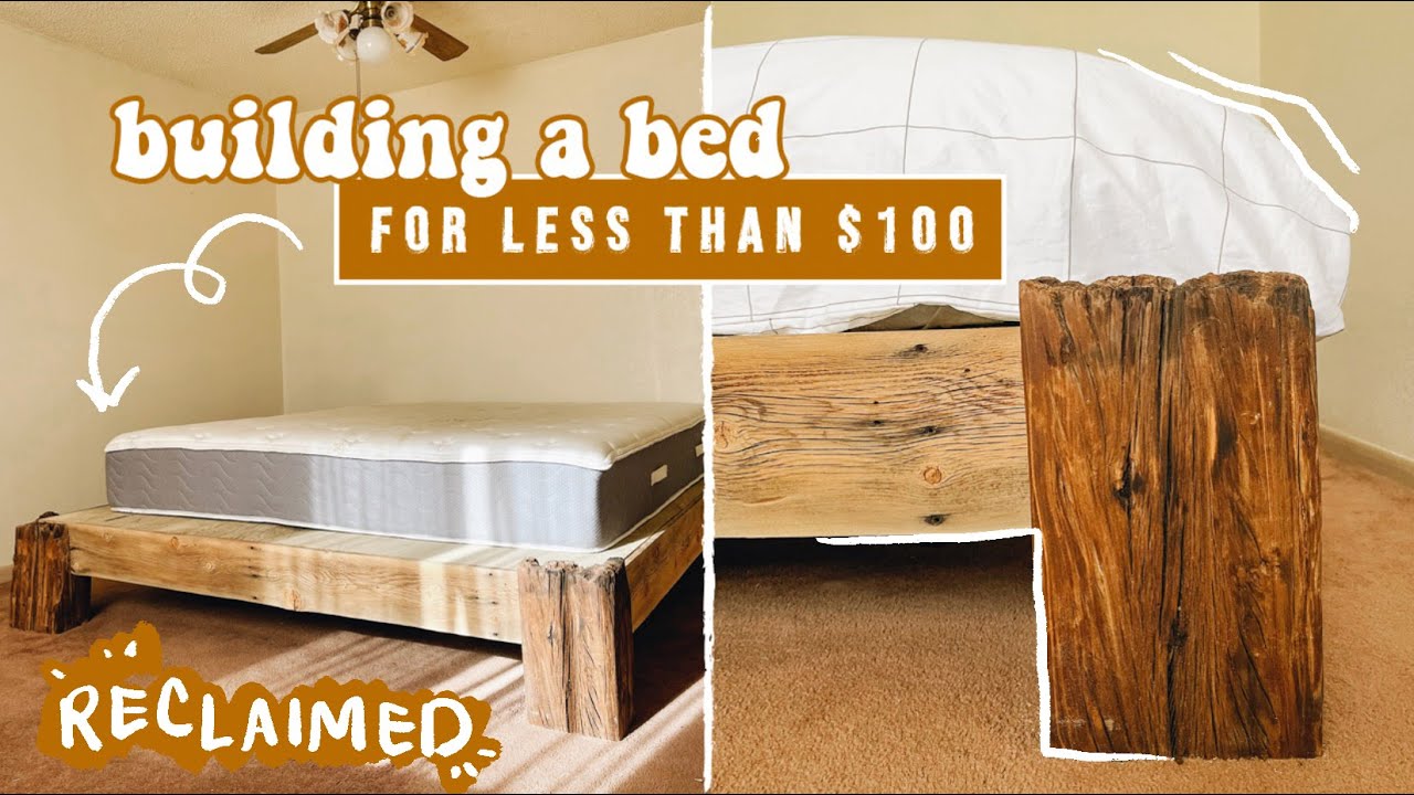 How I made a beautiful bed for less than $100