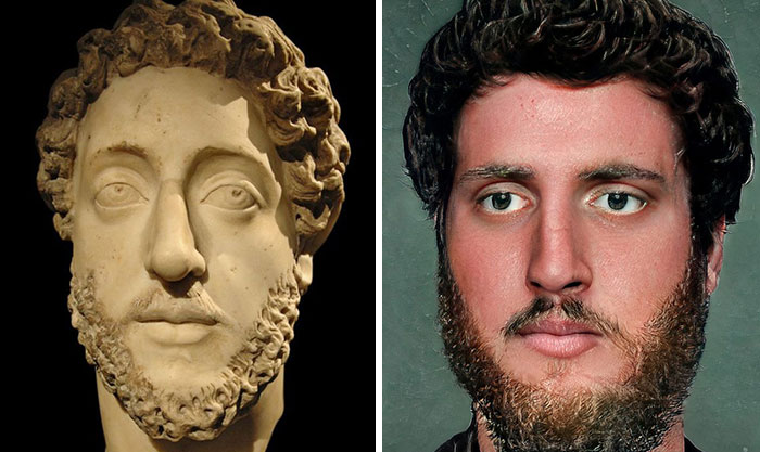 Artist shows how Roman emperors looked in real life by using facial ...