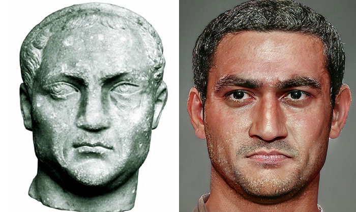Artist shows how Roman emperors looked in real life by using facial ...