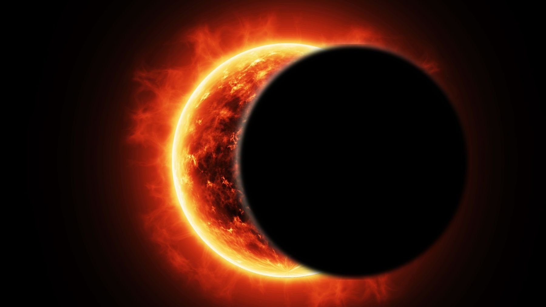 Un fenómeno irrepetible: el eclipse solar que convertirá el día en ...