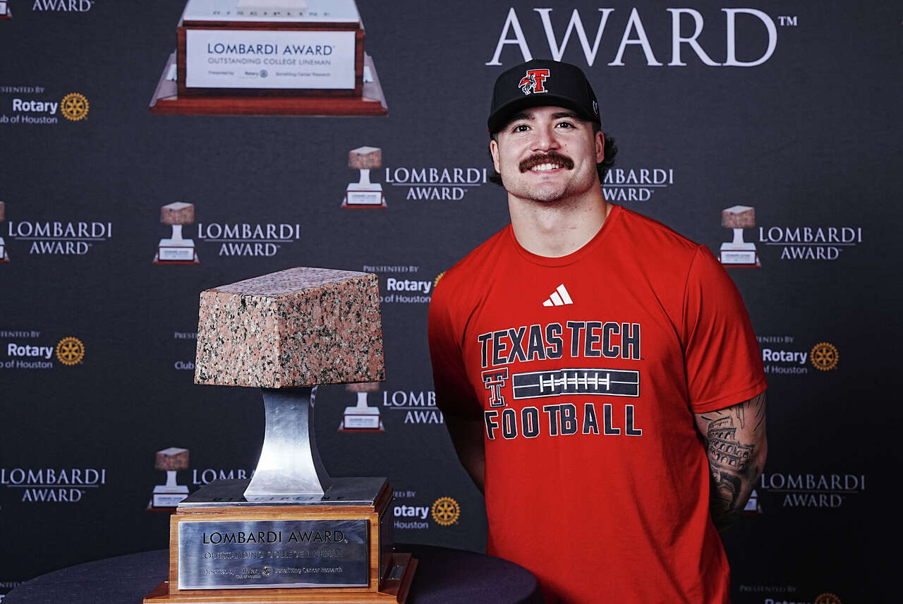 Jacob Rodriguez becomes Texas Tech's first Lombardi Award winner