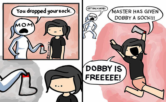 I depict relatable everyday situations in my comics (34 pics)