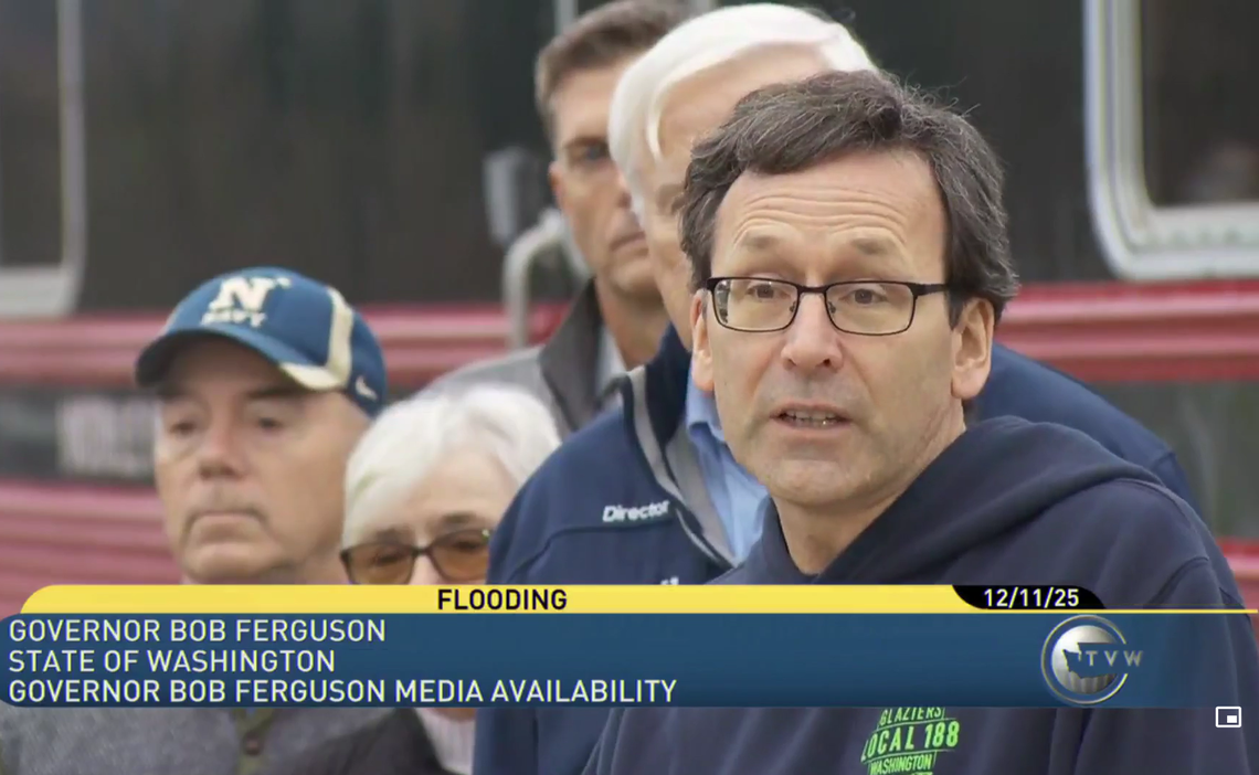 Update on Washington flooding, evacuations from Gov. Bob Ferguson