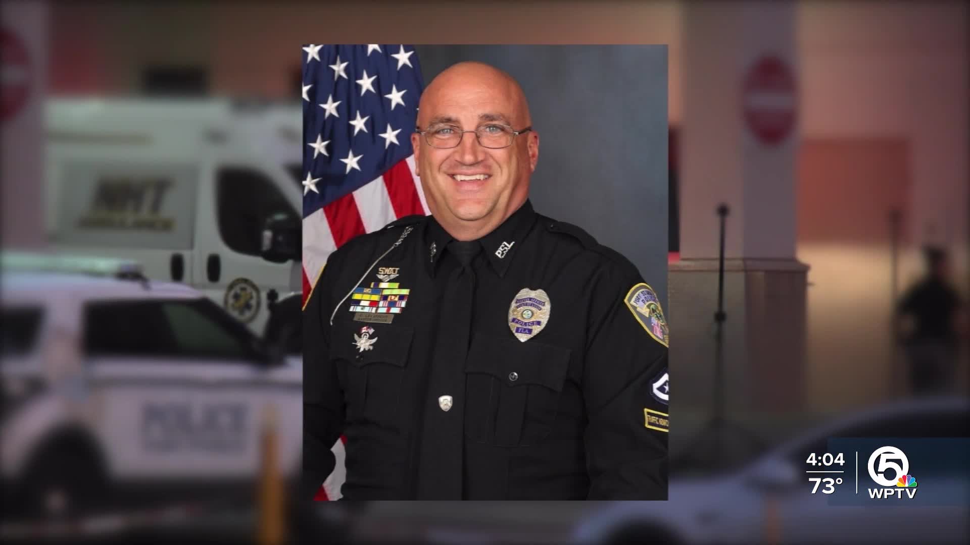 Sergeant shot in face currently without vision, police say