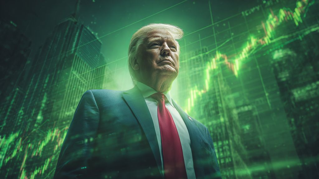 Trump trumpets Dow's record high, sidesteps S&P 500