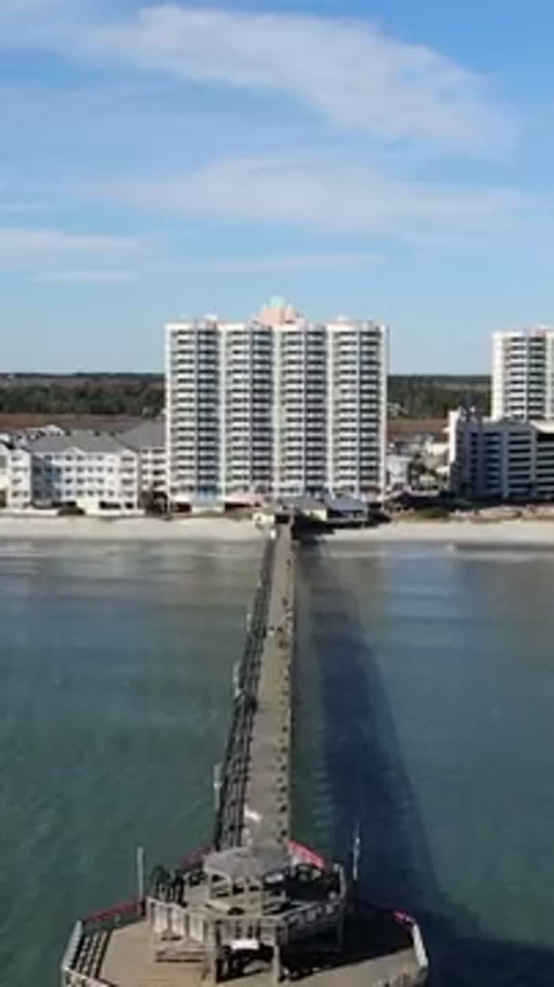 New hotel construction near Cherry Grove Pier
