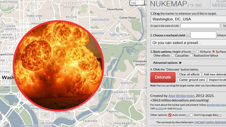 NukeMap: la herramienta que muestra qué pasaría si estallara una bomba ...