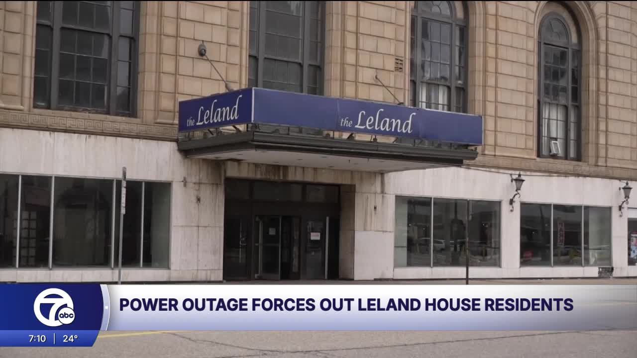 Power outage forces dozens from Detroit's Leland House after weeks of ...