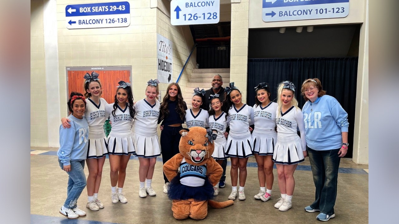 Tiny but mighty: Bishop Reicher cheer's resilient season