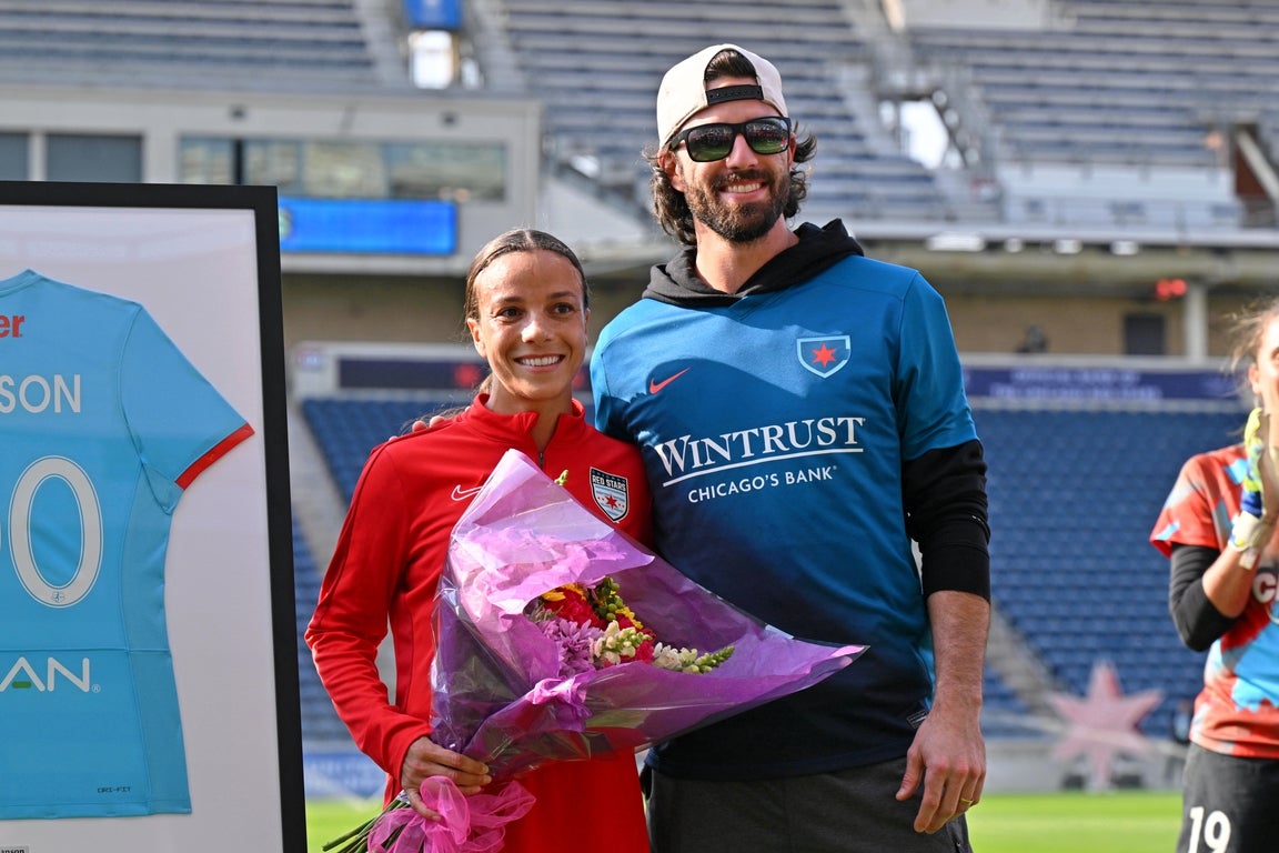 Mallory Swanson, USWNT star and wife of Cubs shortstop Dansby Swanson ...