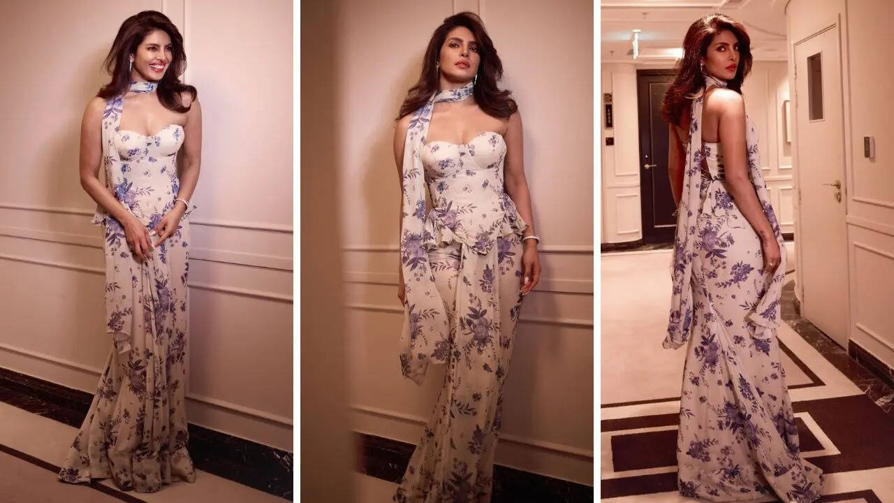 Priyanka Chopra's floral Arpita Mehta look sets the tone for the Great ...