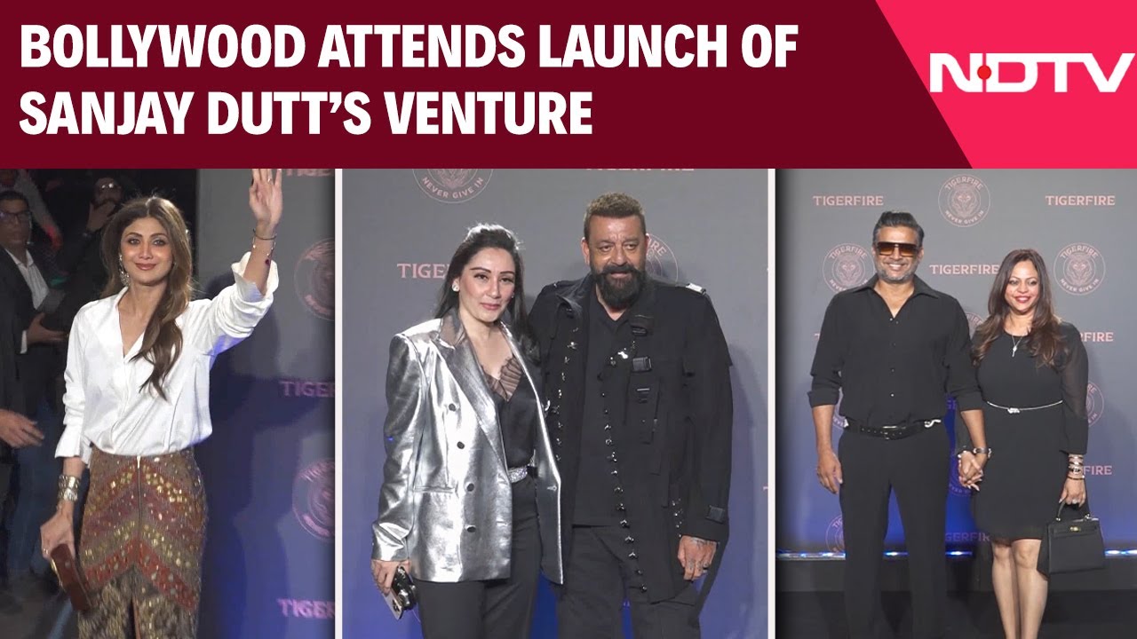 Shilpa Shetty, Chunky Pandey, R Madhavan attend the launch of Sanjay ...