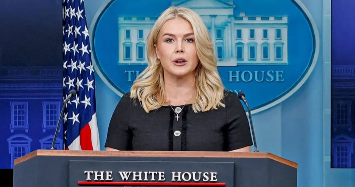 Karoline Leavitt’s temper flares again as she calls reporter a “left ...