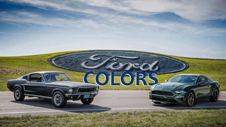 Ford car colors: The shades that defined an American giant