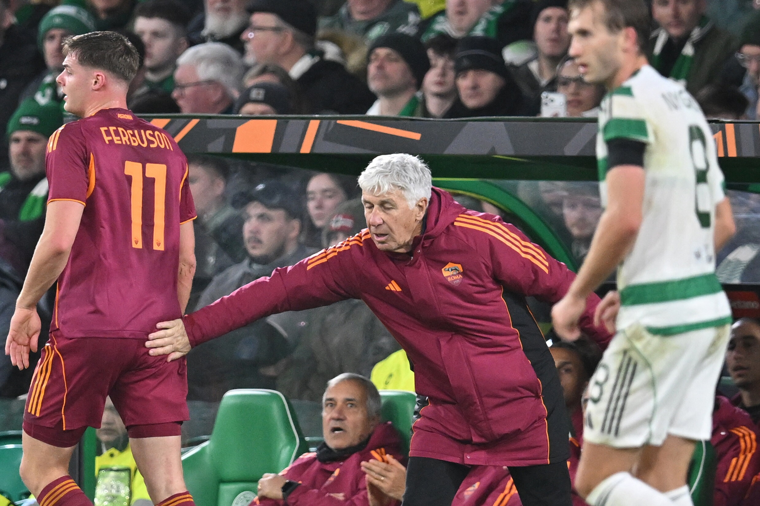 Europa League: la Roma travolge 3-0 il Celtic e blinda i playoff