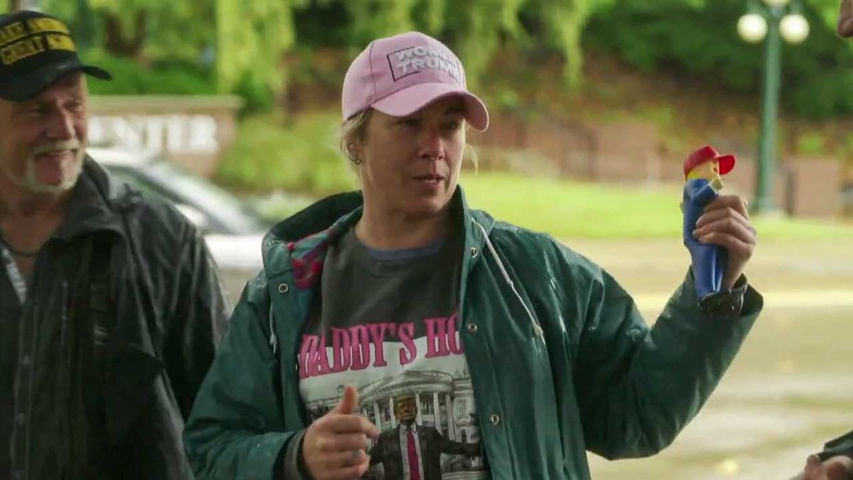MAGA fans flail in Daily Show interview