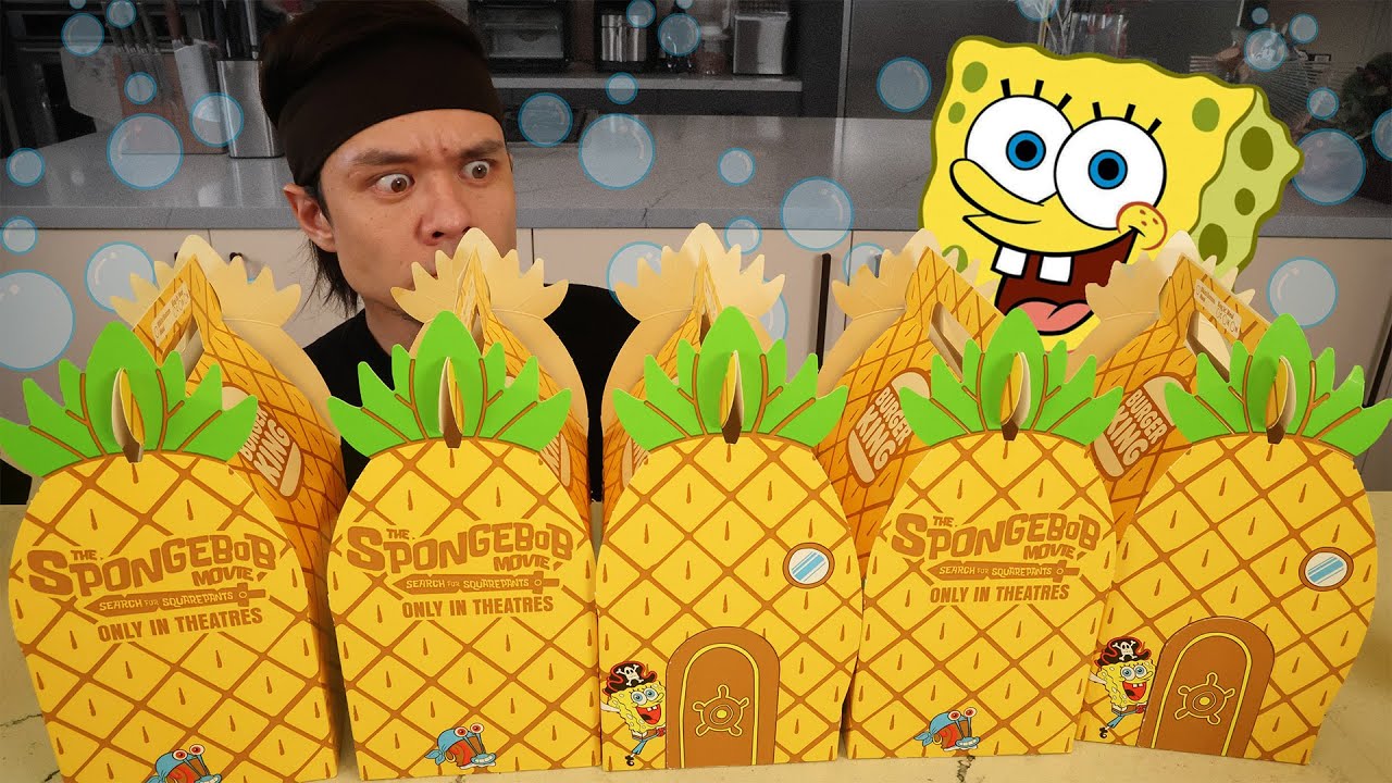 I ate the fastest Spongebob meal ever! 🤯