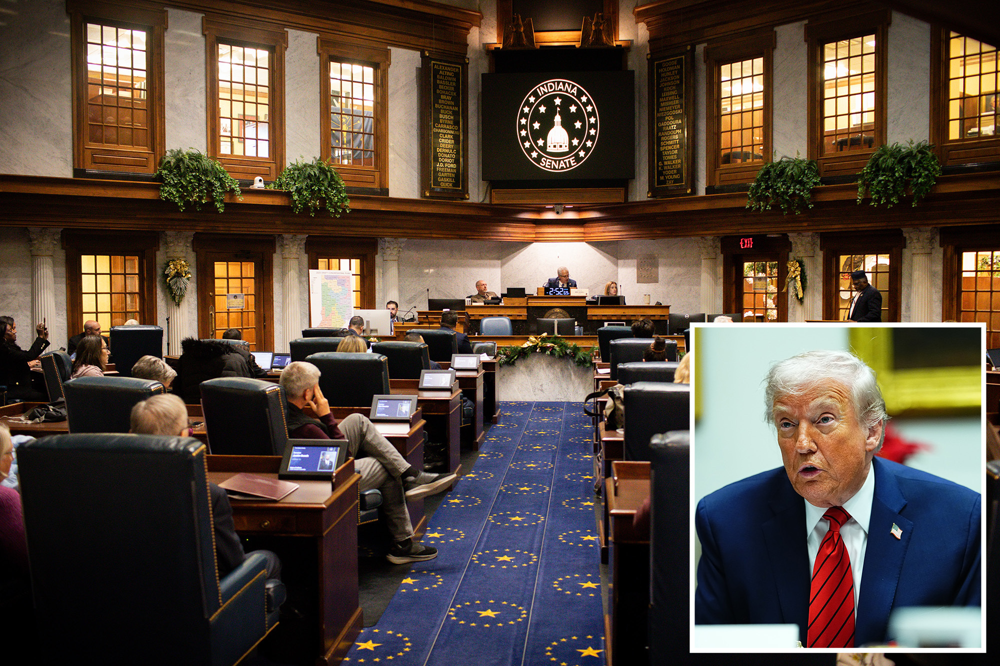 Indiana Republicans defy Trump’s wishes and reject redistricting map to ...